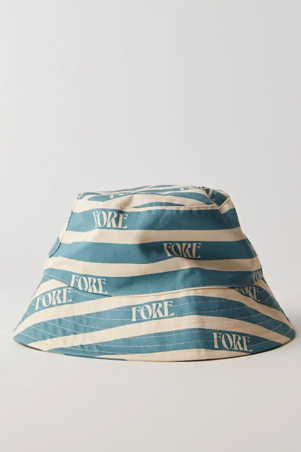 FORE ALL Austi Bucket Hat - Blue Fore Stripe