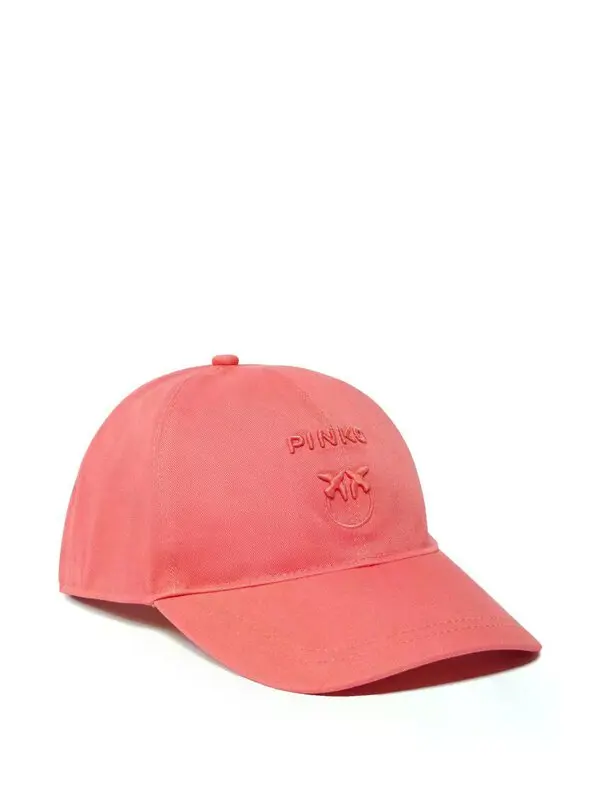 Pinko Logo-embroidered Cap - Pink