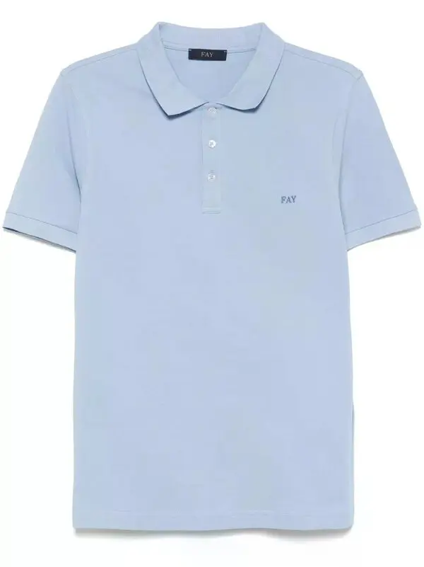 FAY Piqué-weave Polo Shirt