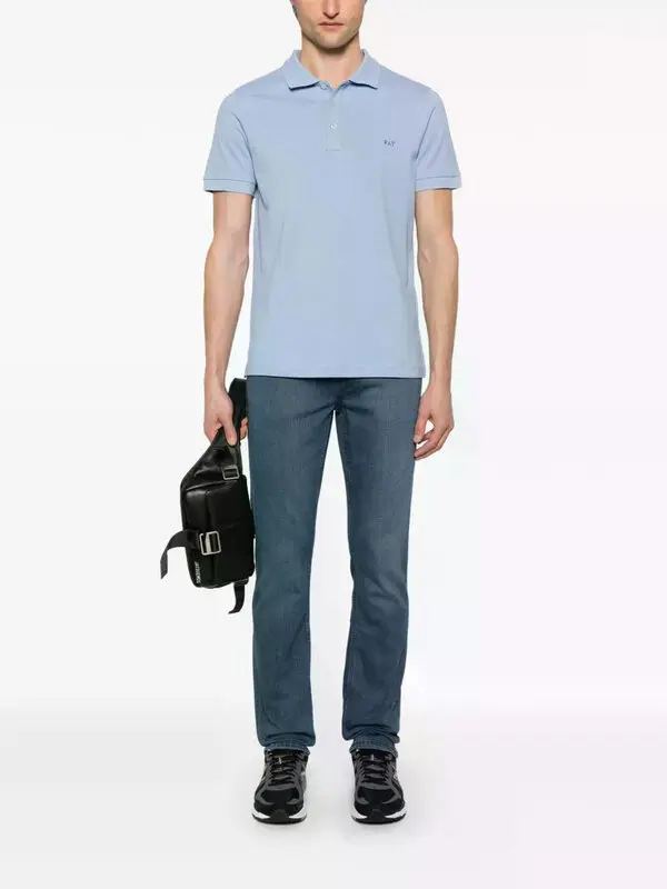 FAY Piqué-weave Polo Shirt