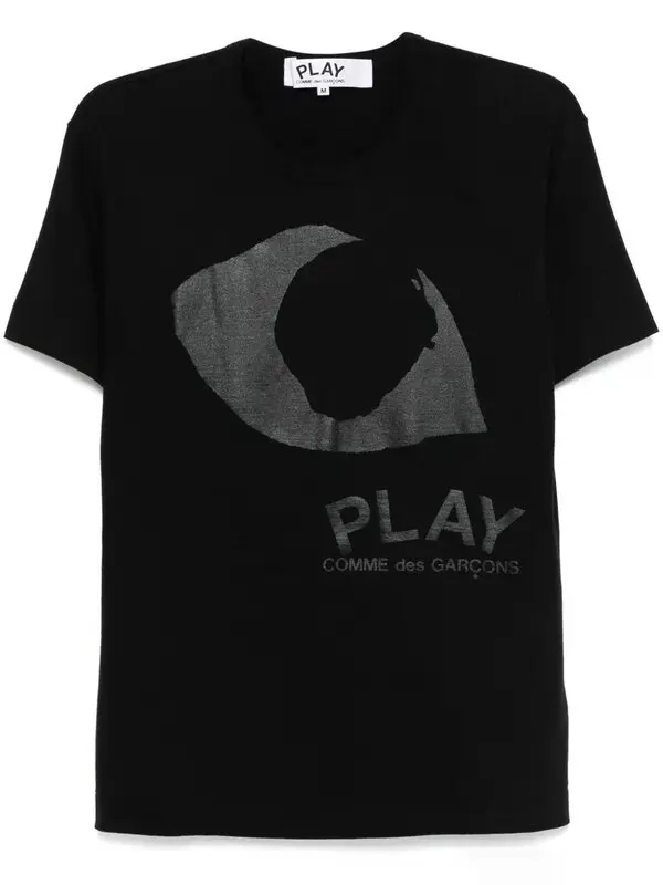 Play Comme Des Garcon Eye-print T-shirt