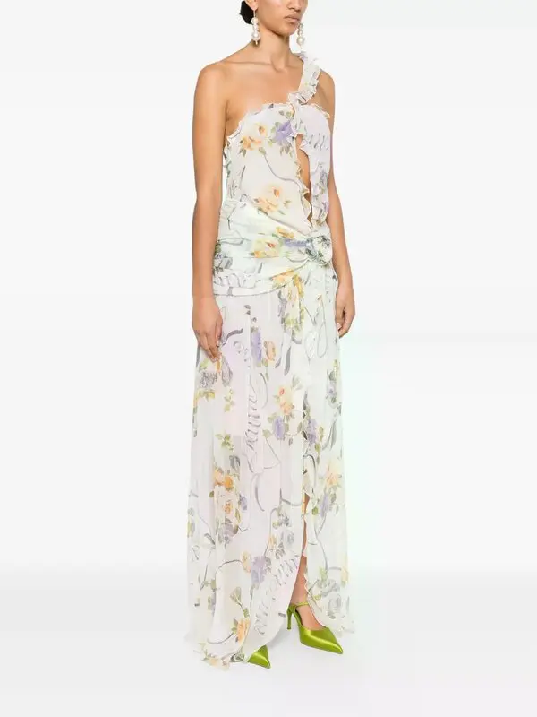 Blumarine Floral-pattern Maxi Dress