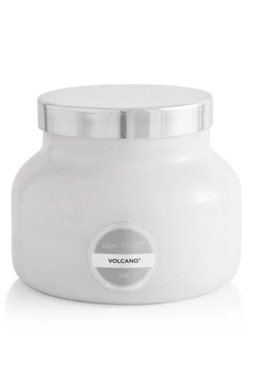 CAPRI BLUE White Signature Jar Candle - Volcano