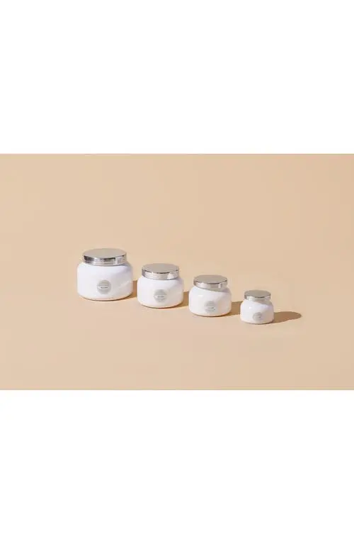 CAPRI BLUE White Signature Jar Candle