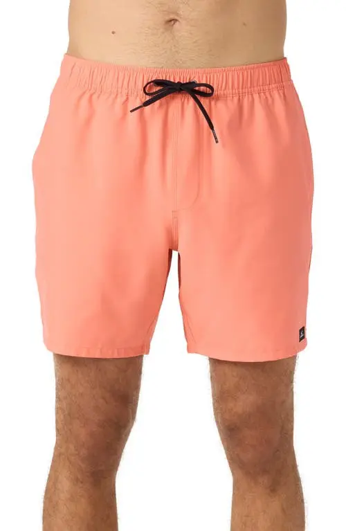 O'Neill Lennox Hermosa Swim Trunks - Peach Echo