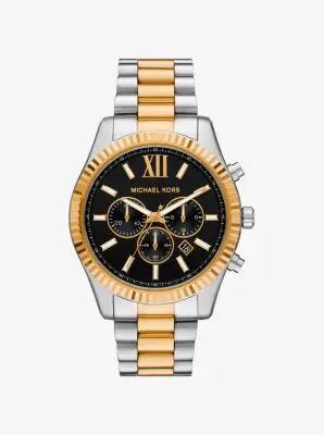 Michael Kors Lexington Two-tone Chronograph Bracelet Watch