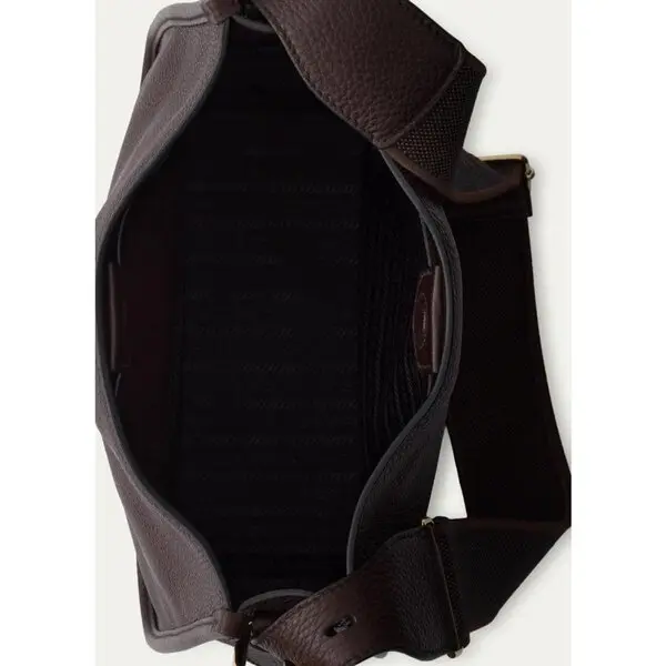 Prada Medium Daino Soft Leather Hobo Crossbody Bag - Moro