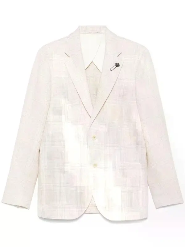 LARDINI Checked Blazer