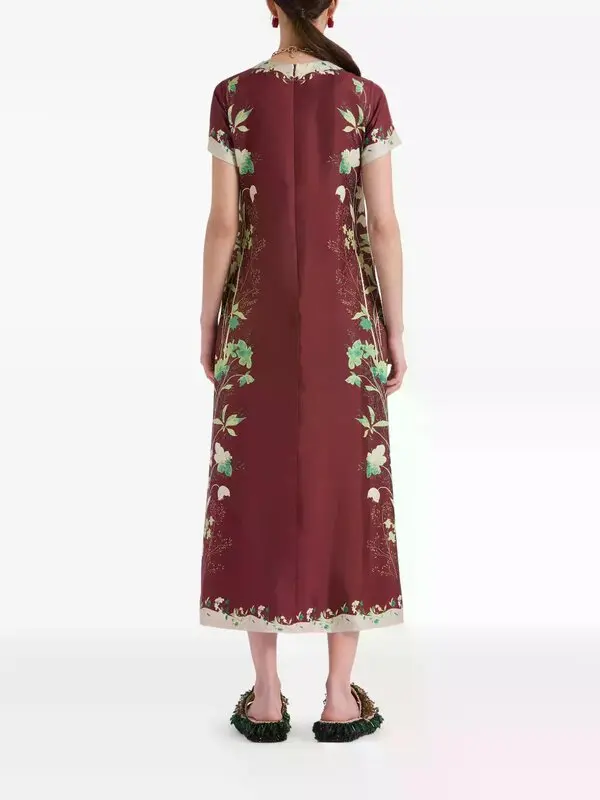 La DoubleJ Swing Midi Dress - Red