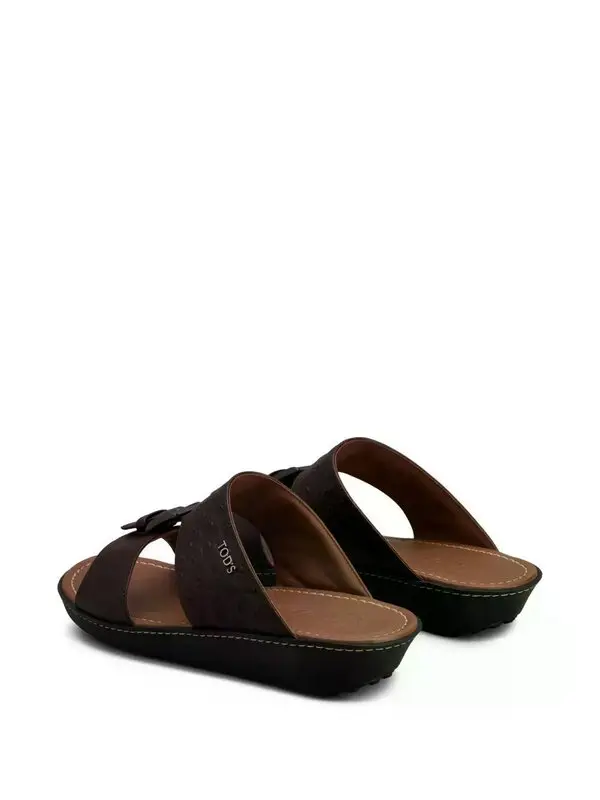 TOD'S Leather Sandals - Brown