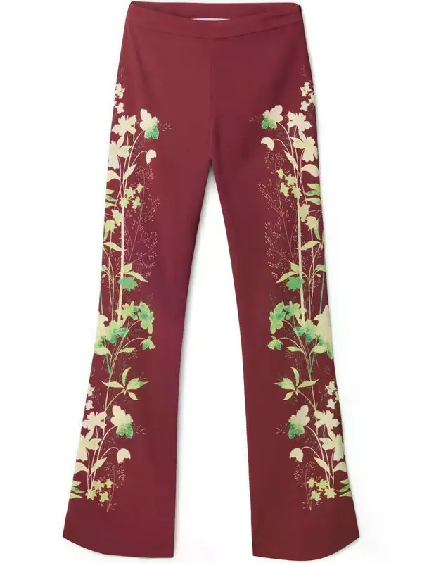 La DoubleJ Woodland-print Trousers