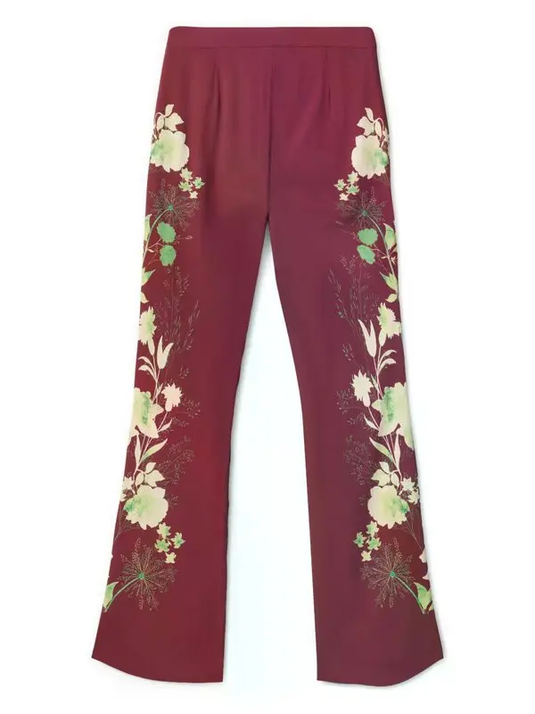 La DoubleJ Woodland-print Trousers