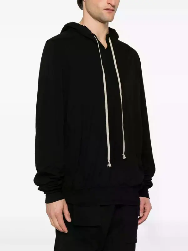 Rick Owens Cotton Hoodie - Black