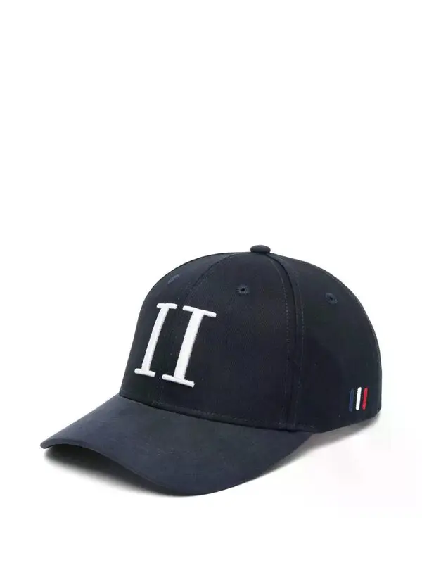 LES DEUX Embroidered Baseball Cap - Blue
