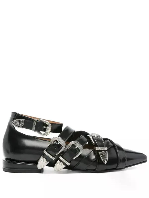 Toga Decorative-buckle Ballet Flats