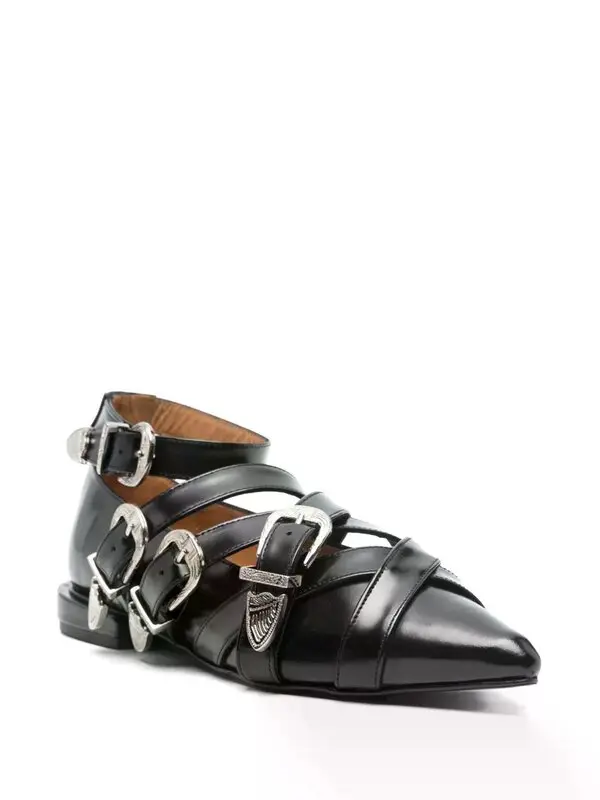 Toga Decorative-buckle Ballet Flats
