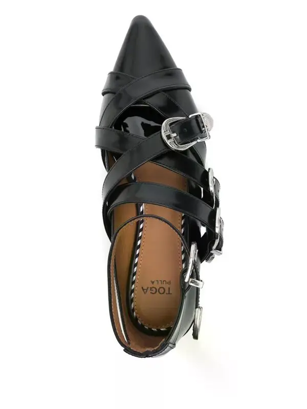 Toga Decorative-buckle Ballet Flats