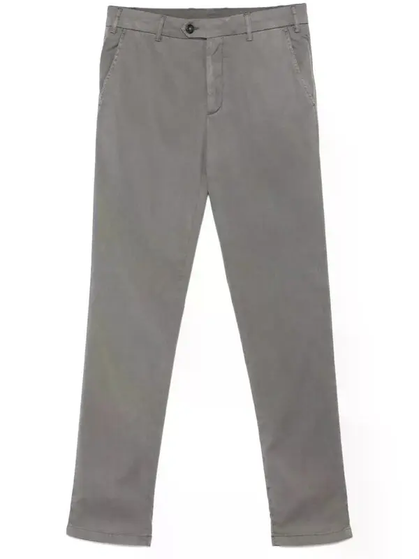 Canali Tapered Chinos - Grey