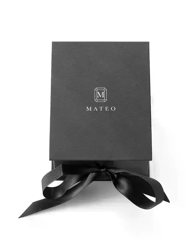 Mateo Onyx And Diamond Necklace - Black