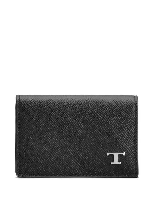 TOD'S Logo-plaque Wallet - Black
