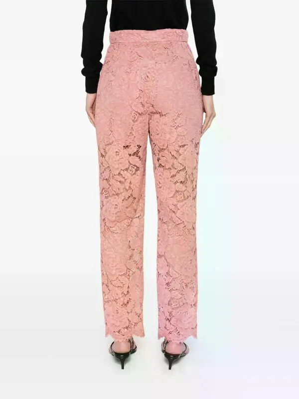 Dolce & Gabbana Floral Lace Trousers