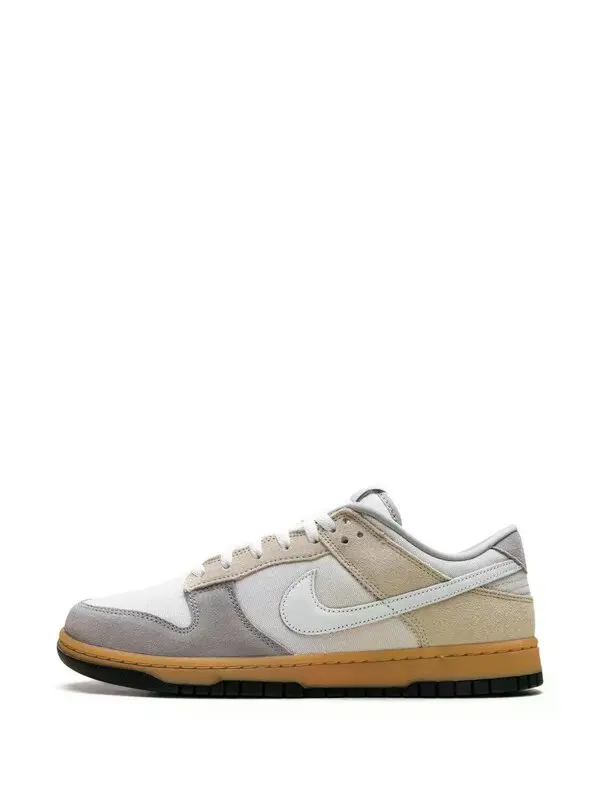Nike Dunk Low Suede & Canvas Sneakers - Neutrals