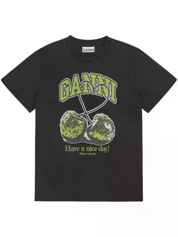 GANNI Printed T-shirt