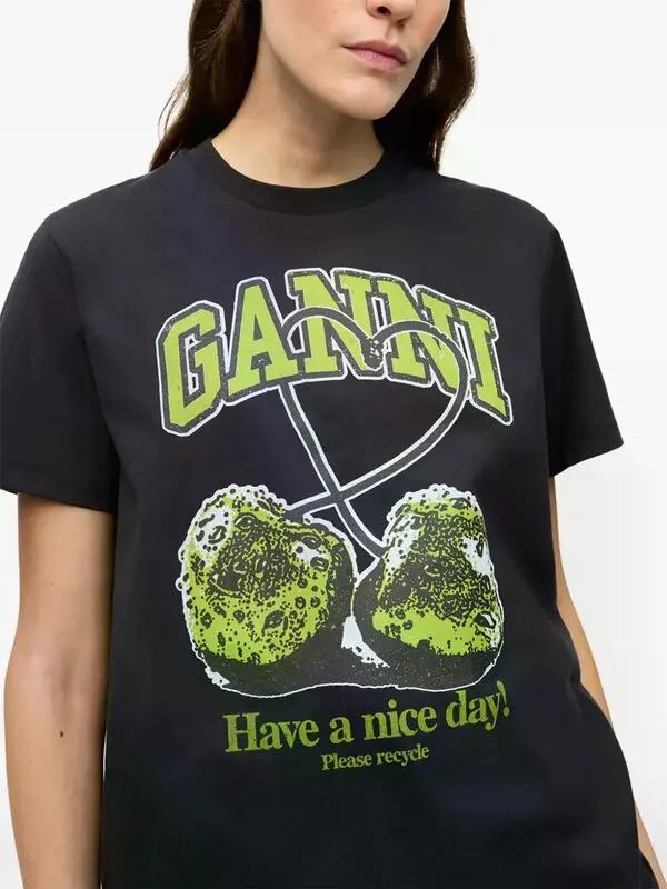 GANNI Printed T-shirt
