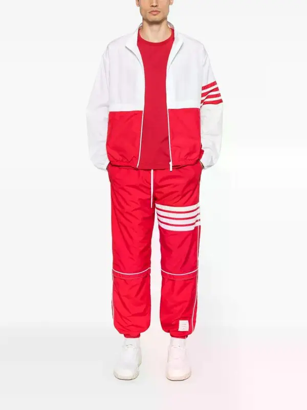 Thom Browne Mid-rise Ripstop Track Trousers - Red