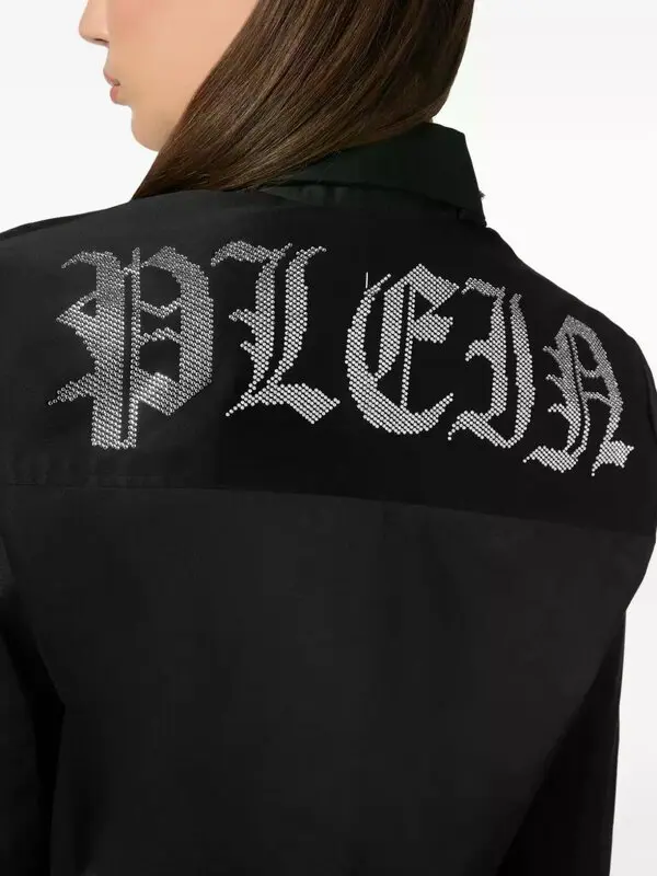 Philipp Plein Gothic Plein Cropped Shirt