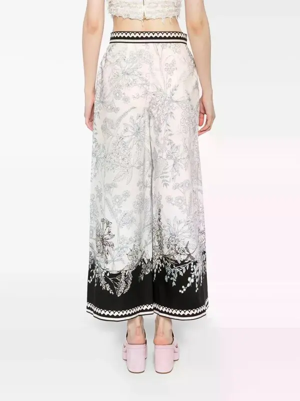 Elie Saab Printed Cotton Pants