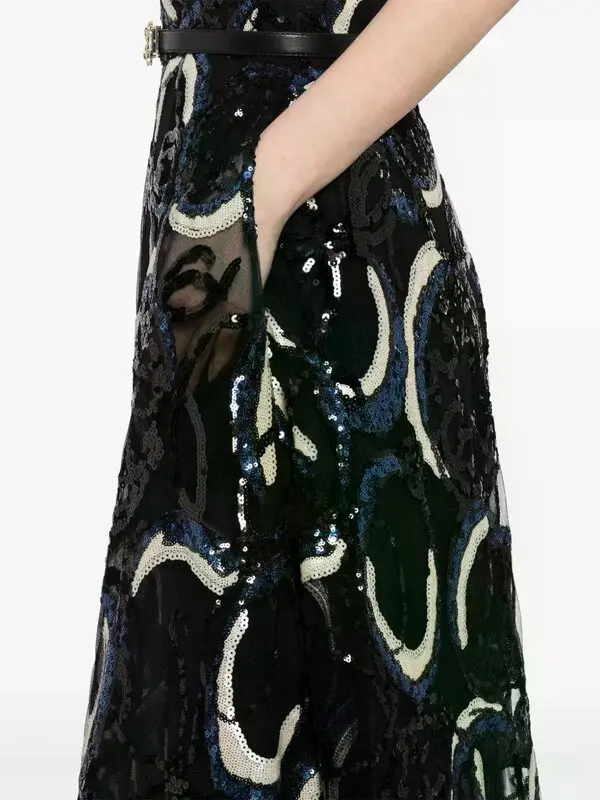 Elie Saab Embroidered Strapless Gown