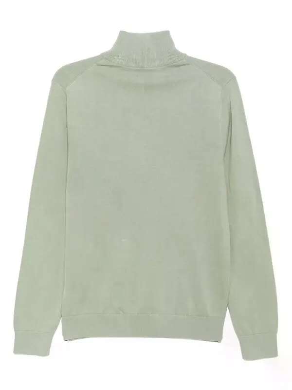 Paul Smith Zip Neck Sweater - Green