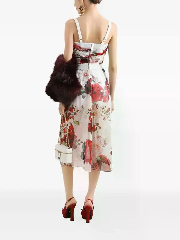 Dolce & Gabbana Floral-print Top - White