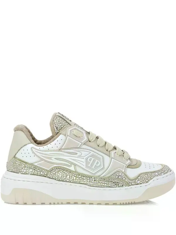 Philipp Plein Strass Hexagon Sneakers
