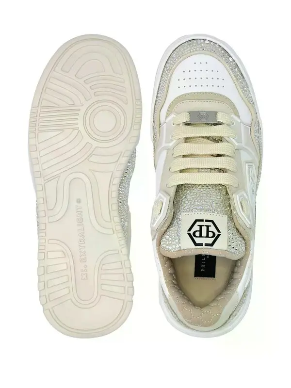 Philipp Plein Strass Hexagon Sneakers