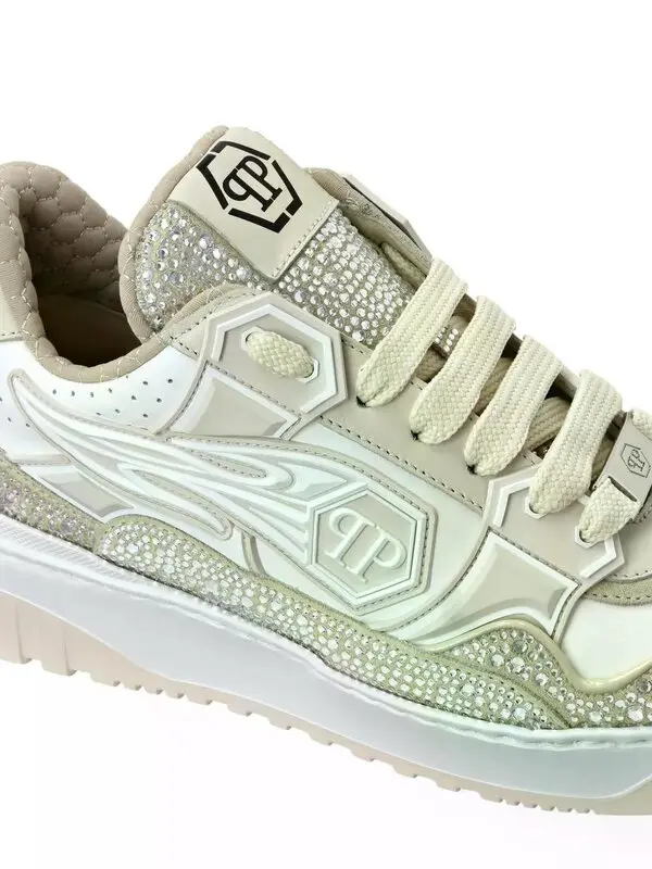 Philipp Plein Strass Hexagon Sneakers