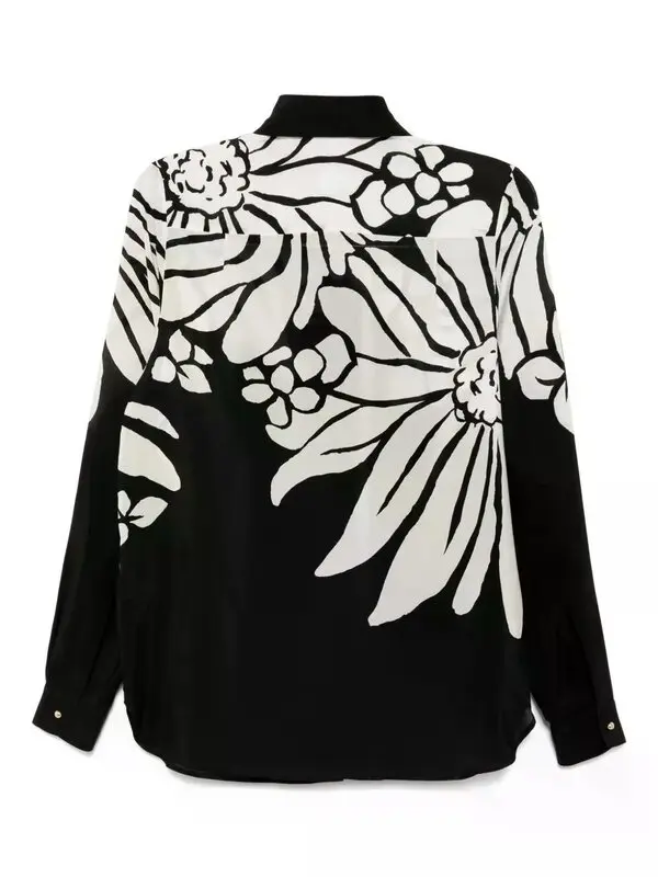 Elie Saab Printed Silk Shirt