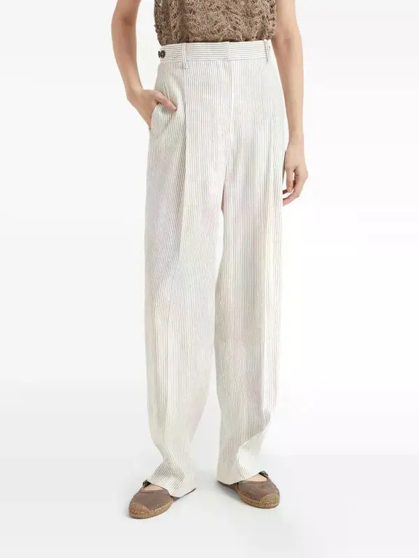 Brunello Cucinelli Pinstriped Trousers