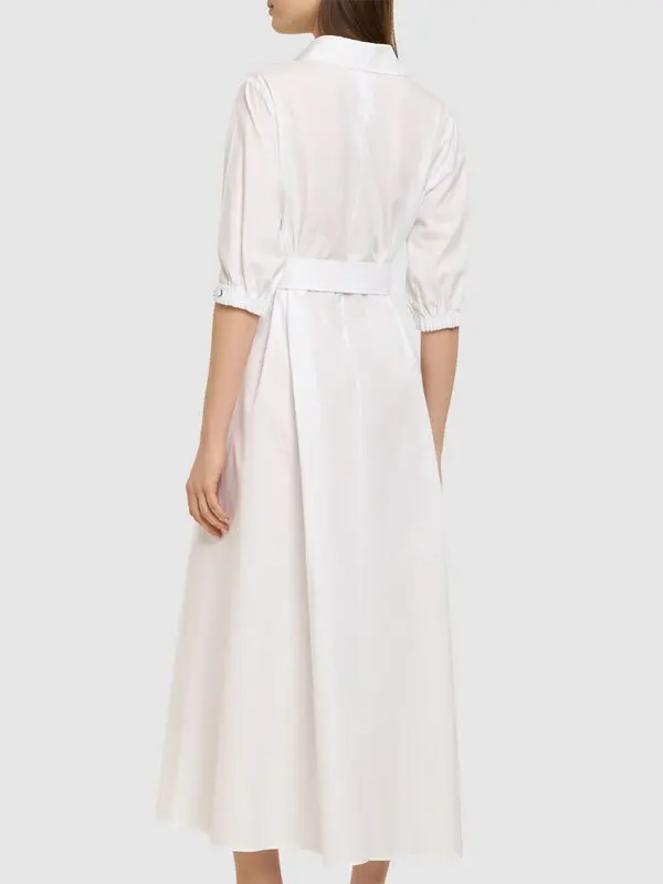 Max Mara Hoyo Poplin Midi Shirt Dress