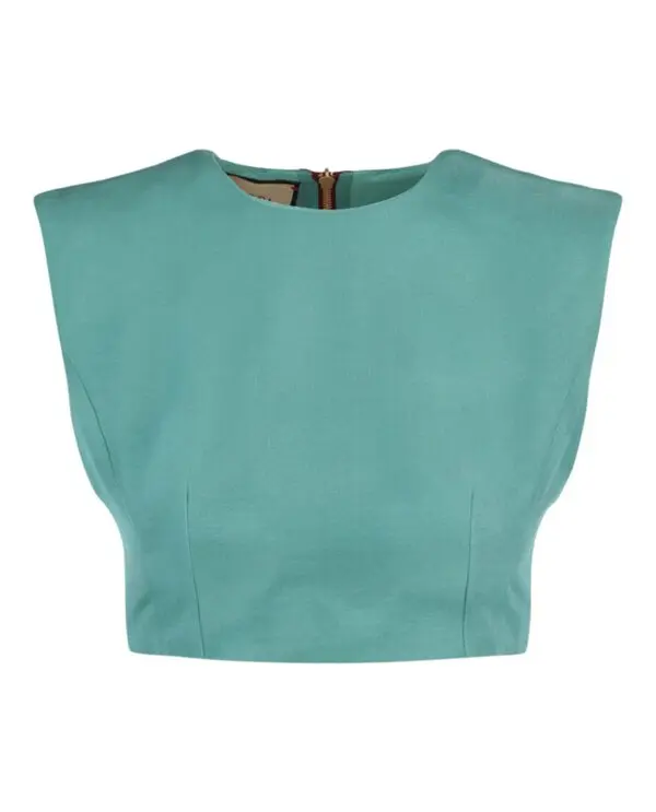 Gucci Cropped Sleeveless Top