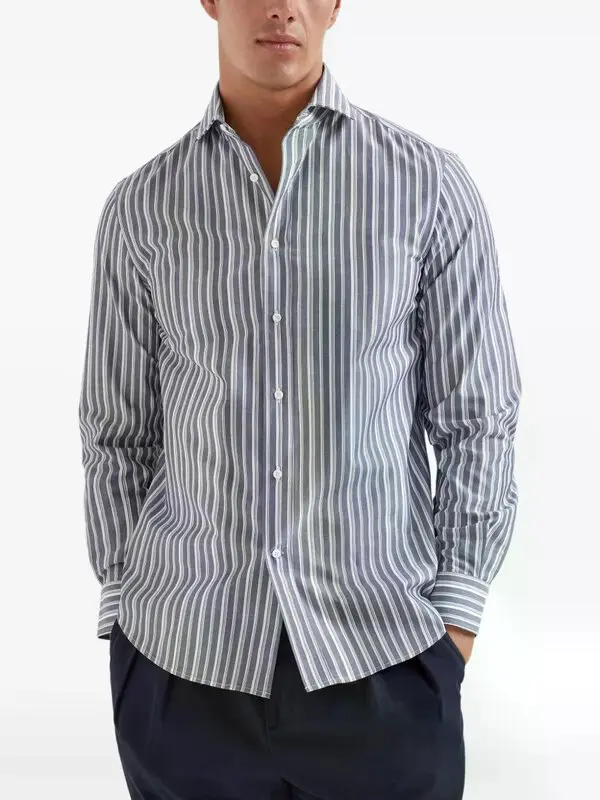 Brunello Cucinelli Striped Shirt
