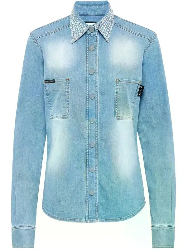 Philipp Plein Crystal-embellished Shirt