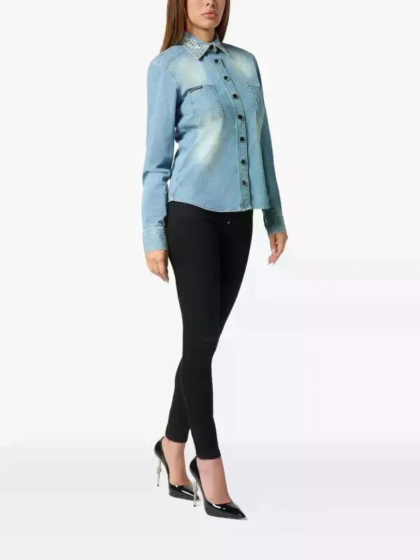 Philipp Plein Crystal-embellished Shirt