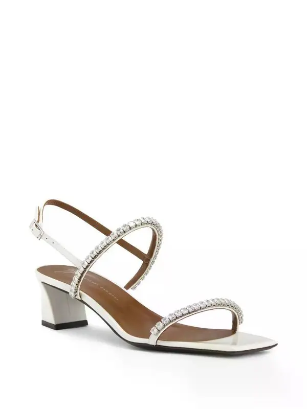 GIUSEPPE ZANOTTI 45mm Crystal Embellished Sandals