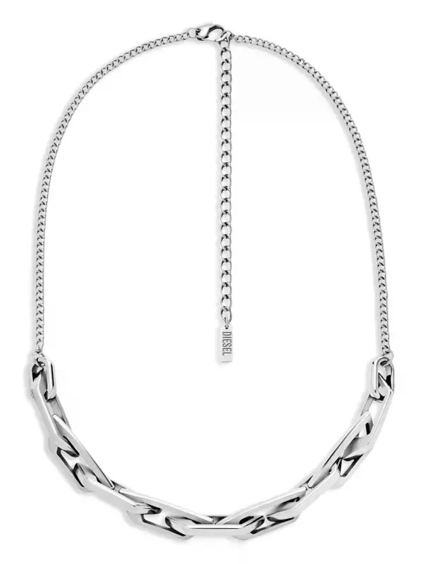 DIESEL® Chain-link Necklace - Silver