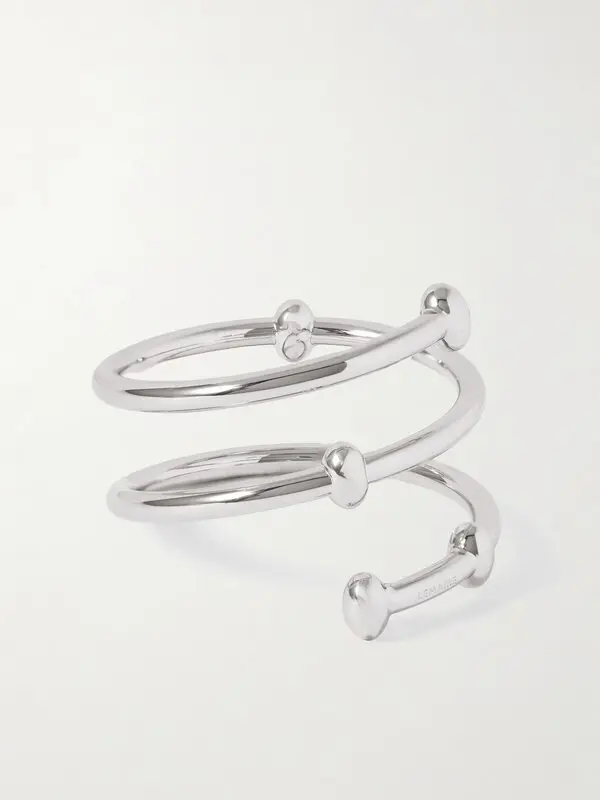 LEMAIRE Tone Bag Charm - Silver