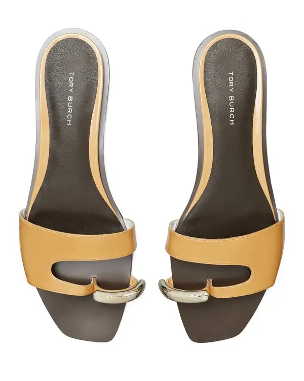 Tory Burch Pierced Slide Sandals - Cantucci