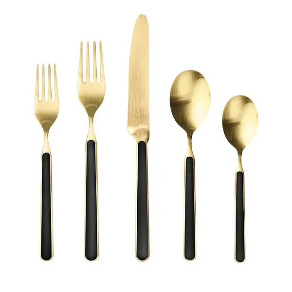 MEPRA Fantasia 5 Piece Flatware Set - Black
