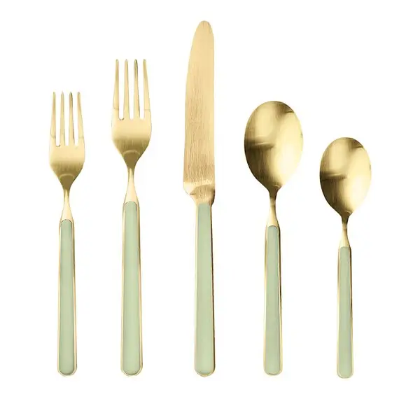MEPRA Fantasia 5 Piece Flatware Set - Sage